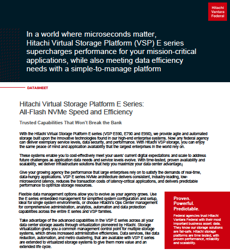 Hitachi Vantara Federal - Fort Belvoir - Military Expos