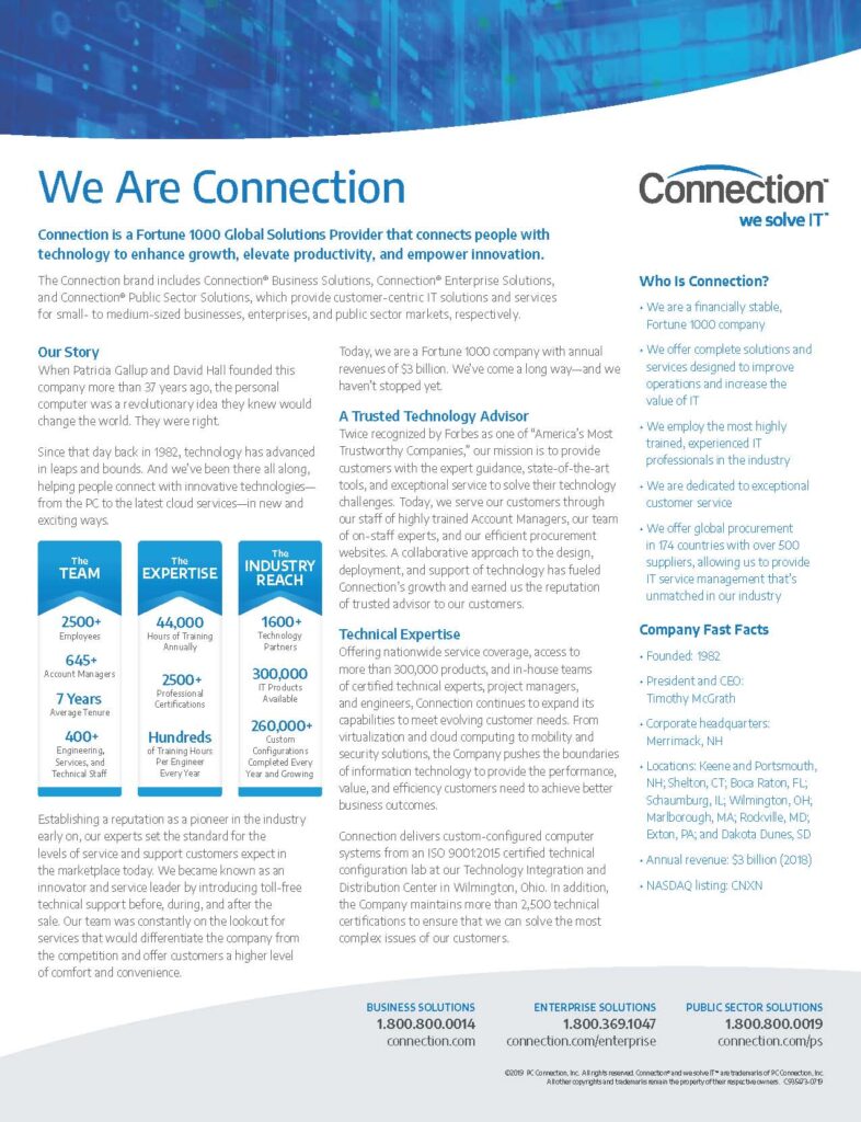 Connection Public Sector Solutions – Peterson - Military Expos