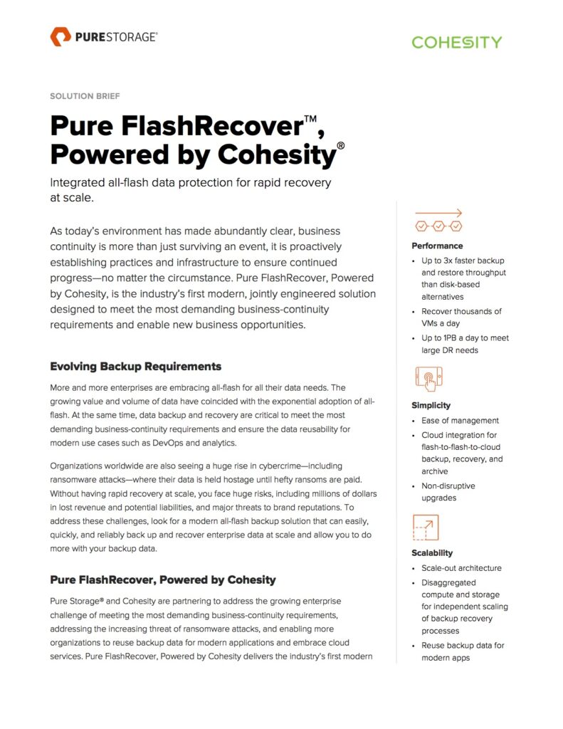 Pure Storage – Peterson - Military Expos